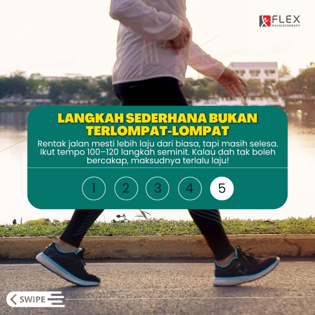 Brisk Walk Dengan Cara Yang Betul - Flexphysiotherapy